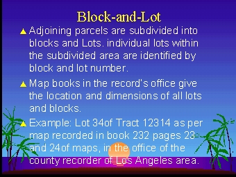 Block-and-Lot