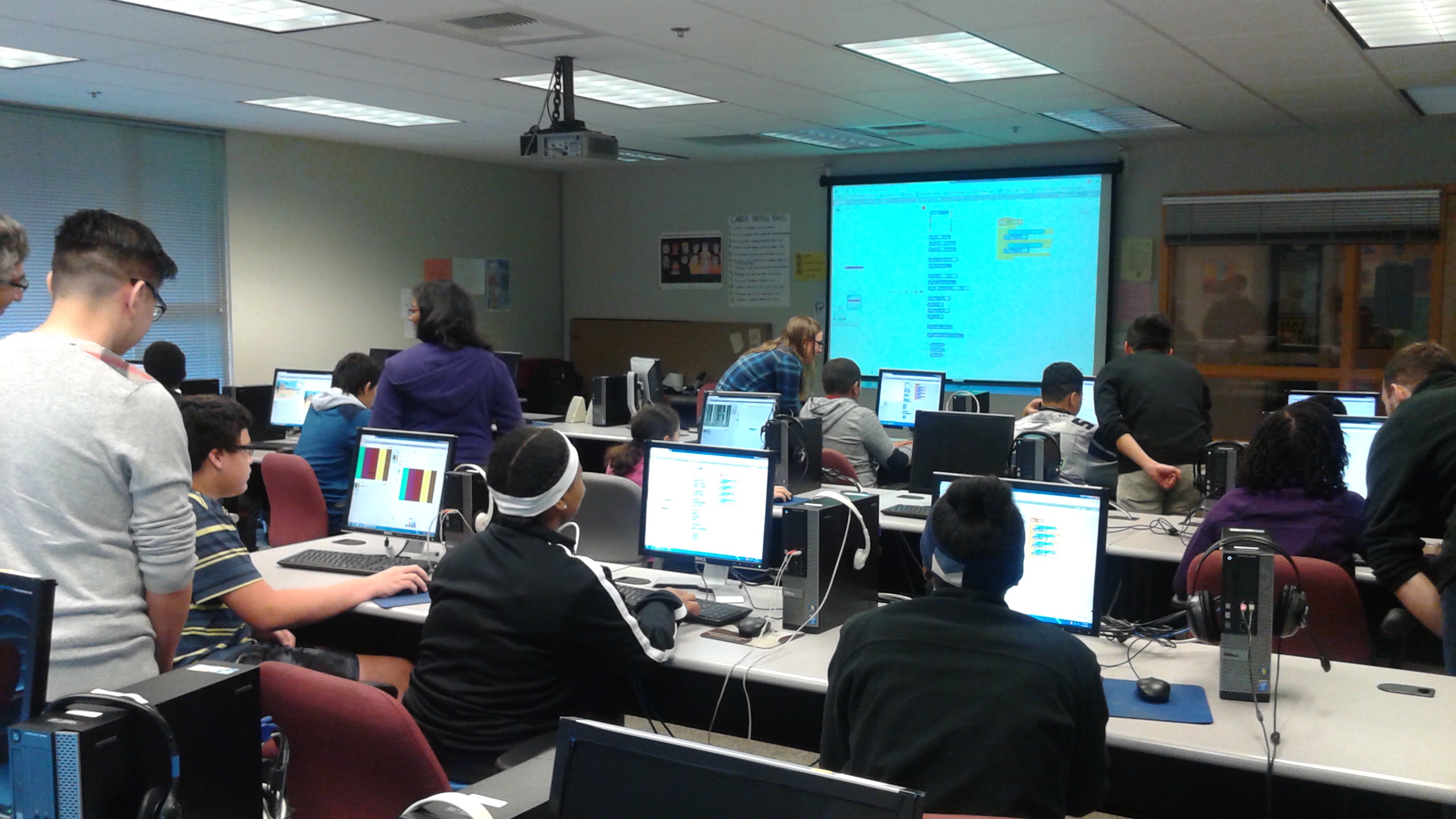 Studentin actions: CSS students teaching teens at community partner ...