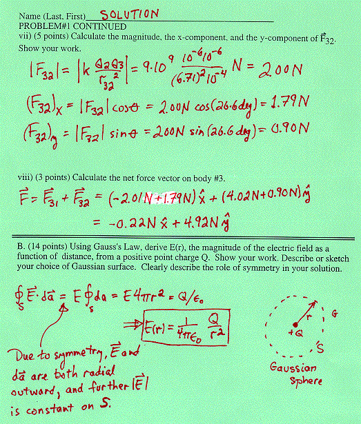 Physics 122A: Spring 2000 Final Exam
