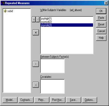 Psych 218 – Third SPSS Tutorial